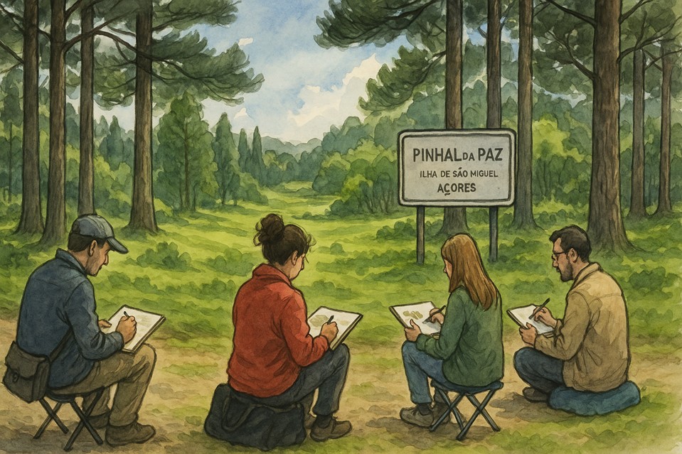 SÃO MIGUEL: VOLUNTARIADO AMBIENTAL E ARTE JUNTAM-SE NO PINHAL DA PAZ ...